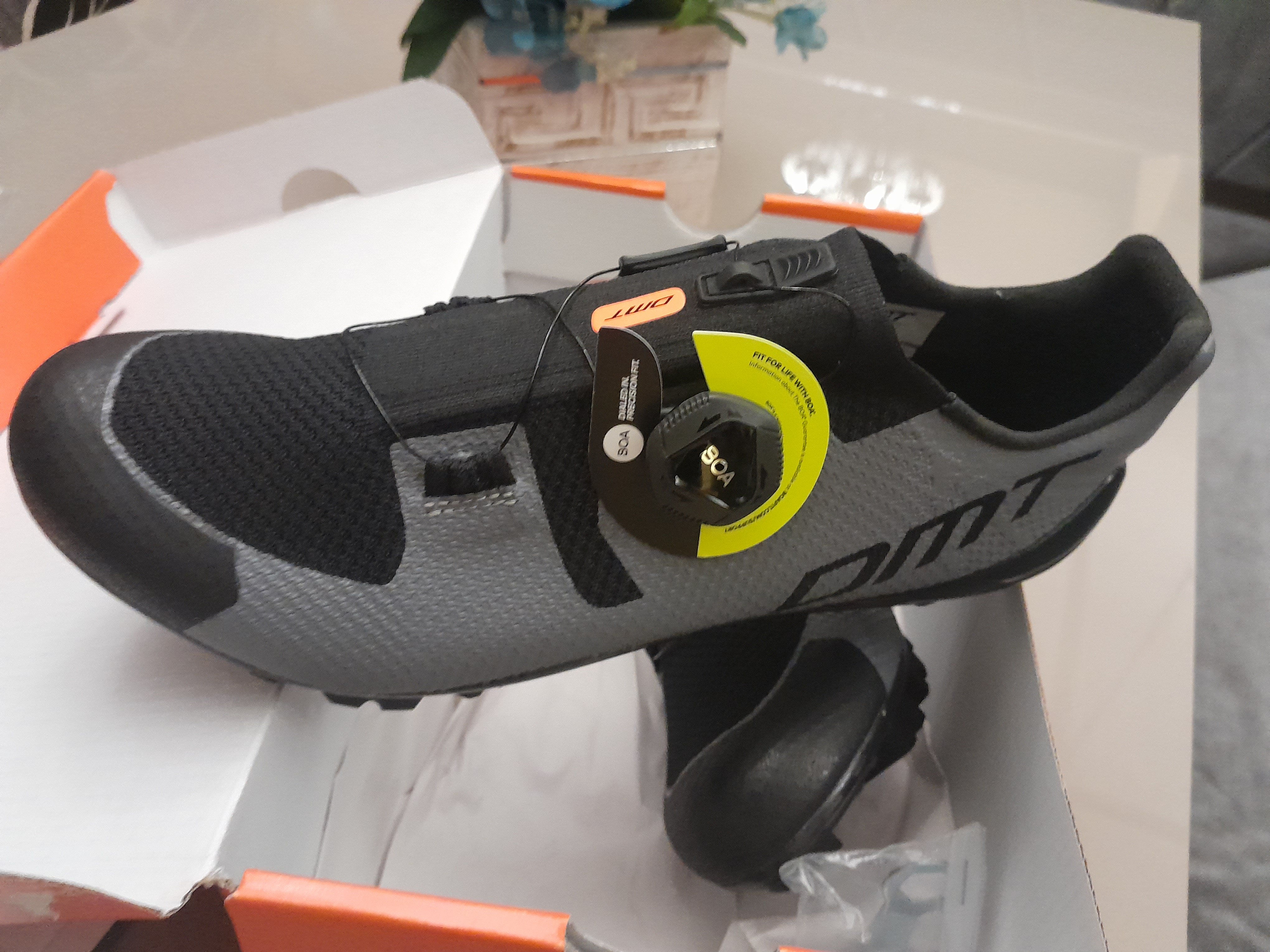 Sapatilha de Ciclismo DMT KM3 Carbon MTB Cinza - Bike Point