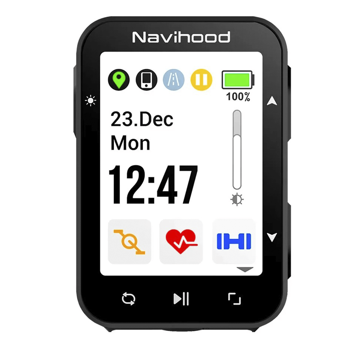 Ciclocomputador Com Gps Navihood L2 - Bike Point